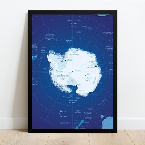 Mapa Antarktydy - rulonik.pl